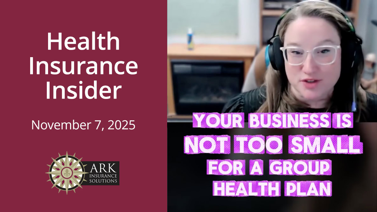 Health Insurance Insider - November 7, 2025 - Salt Lake City Insurance ...